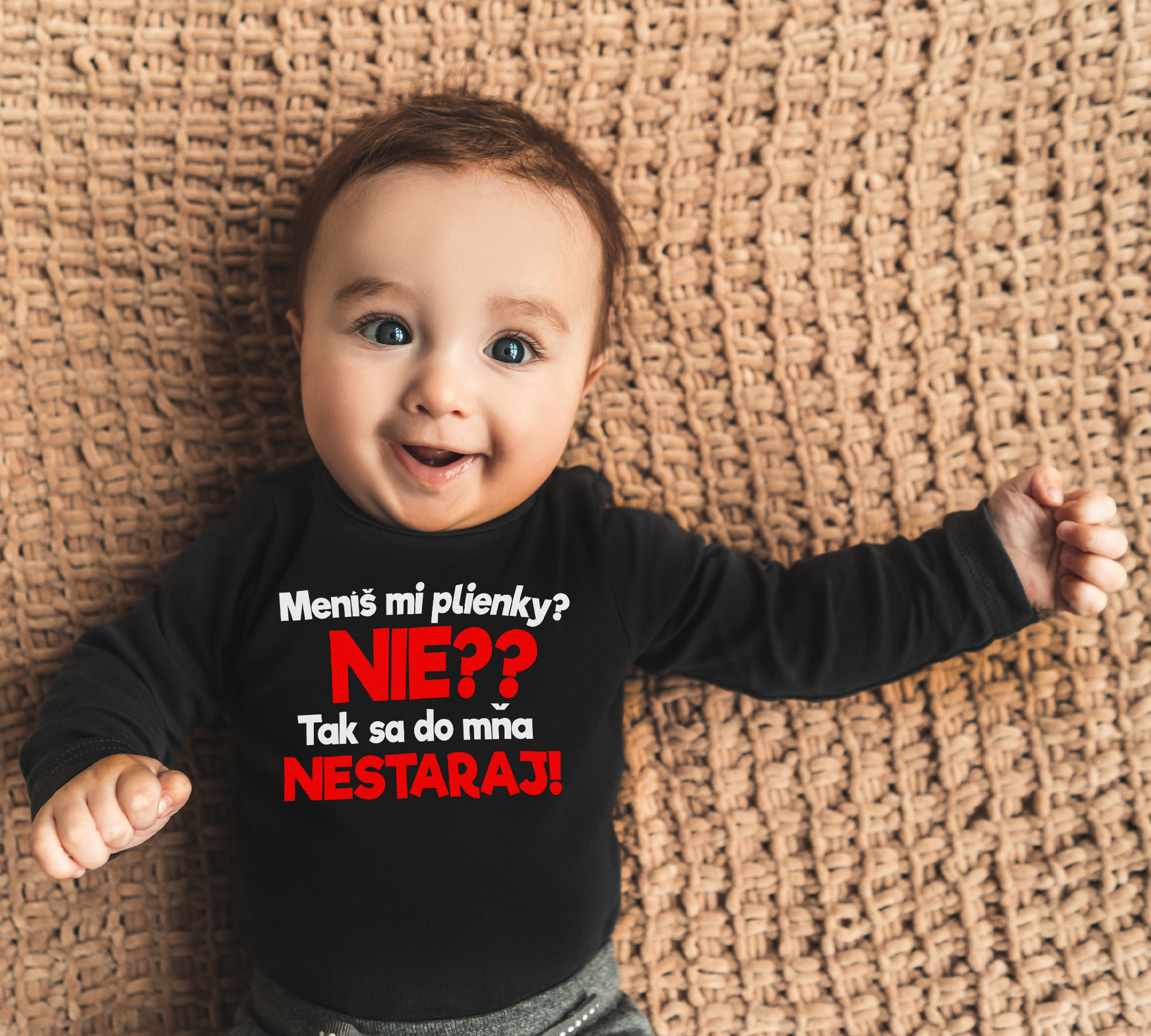 Vtipné detské body a tričká s potlačou – rozosmejte vaše dieťa | BabyFlag